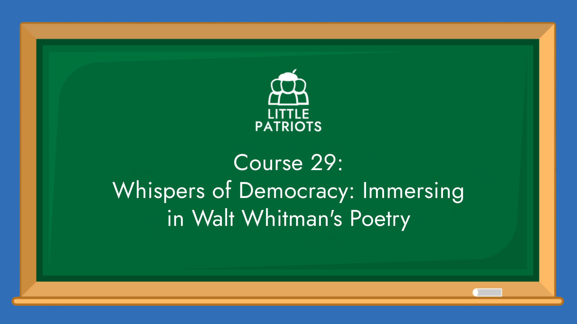 Whispers of Democracy: Immersing in Walt Whitman’s Poetry – Little ...